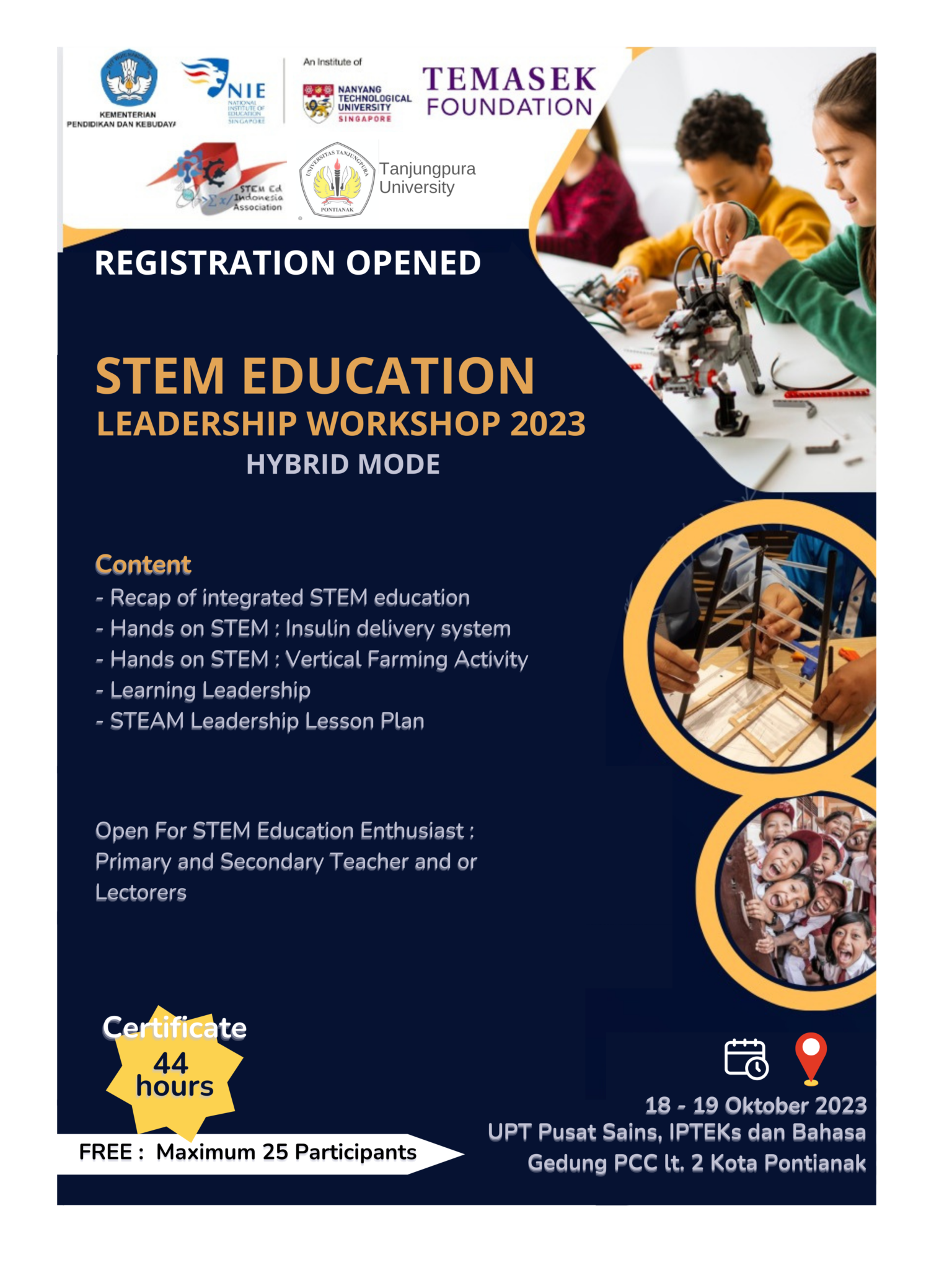 STEM EDUCATION LEADERSHIP WORKSHOP 2023 - PPSTEMI